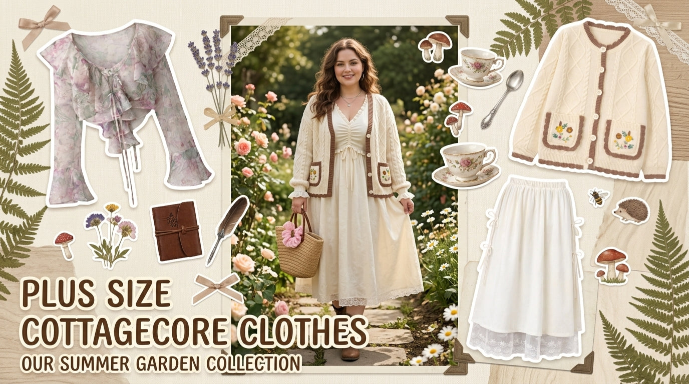 Plus Size Cottagecore Clothes - Сottagecore clothes & outfits