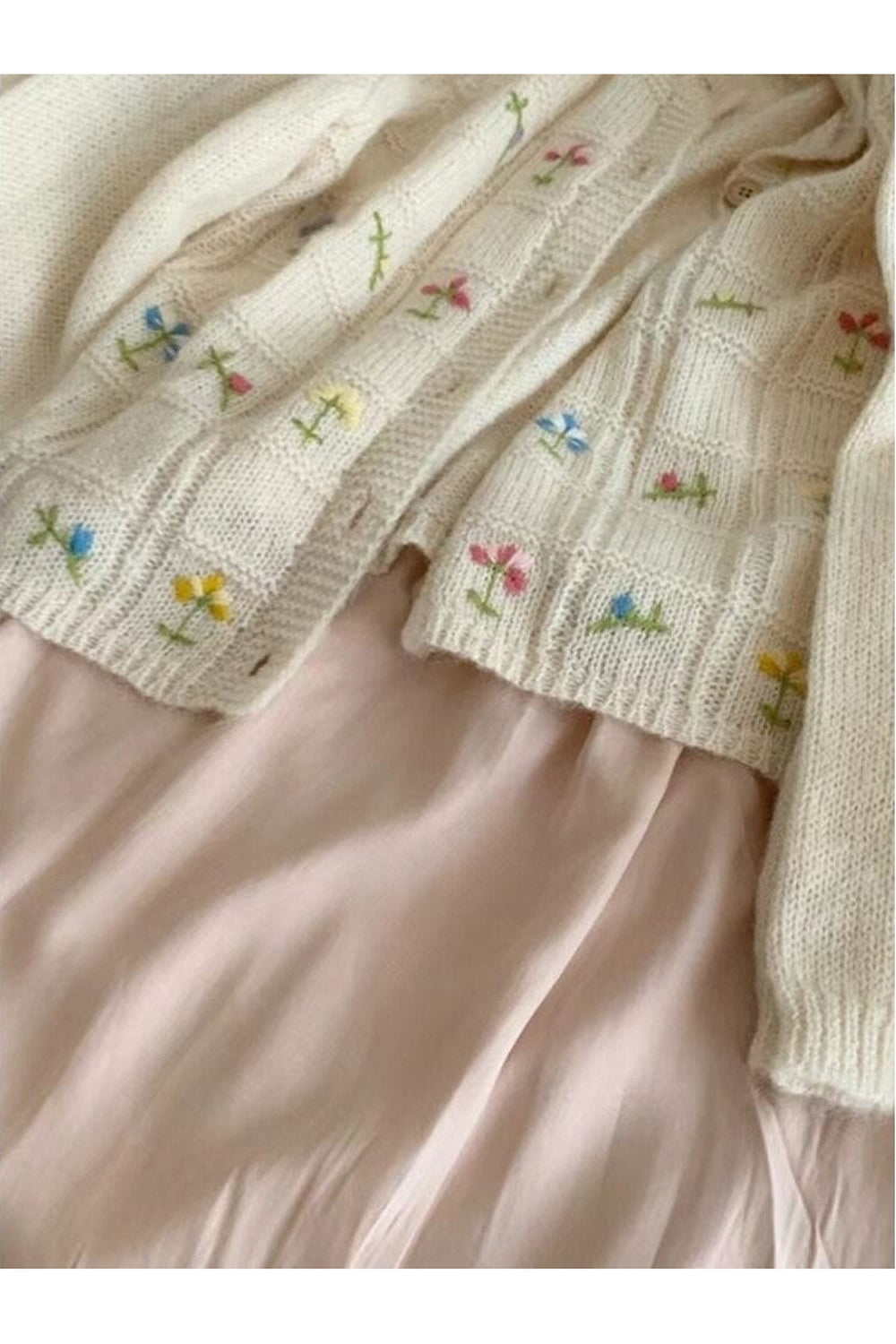 Cottagecore Floral Style Cardigan - Сottagecore clothes
