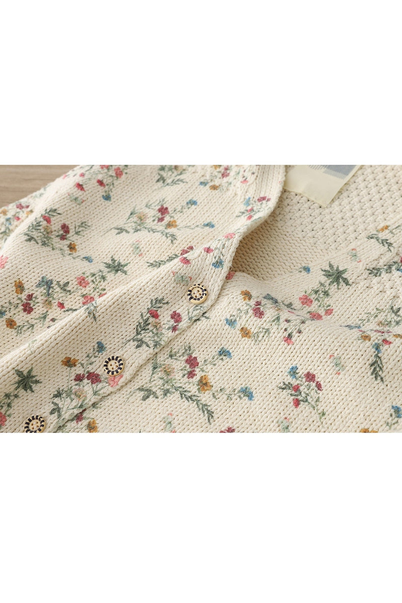 Cottagecore Flowers Crop Top - Сottagecore clothes