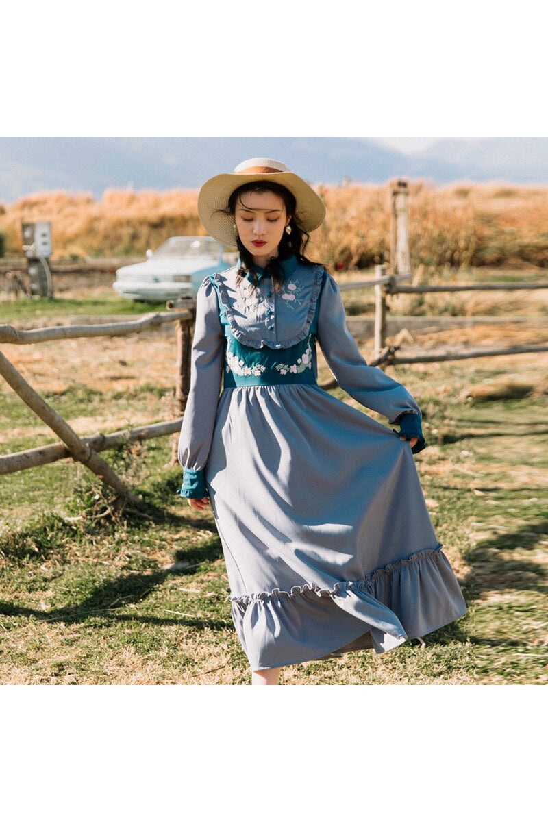 Cottagecore Retro Dress - Сottagecore clothes