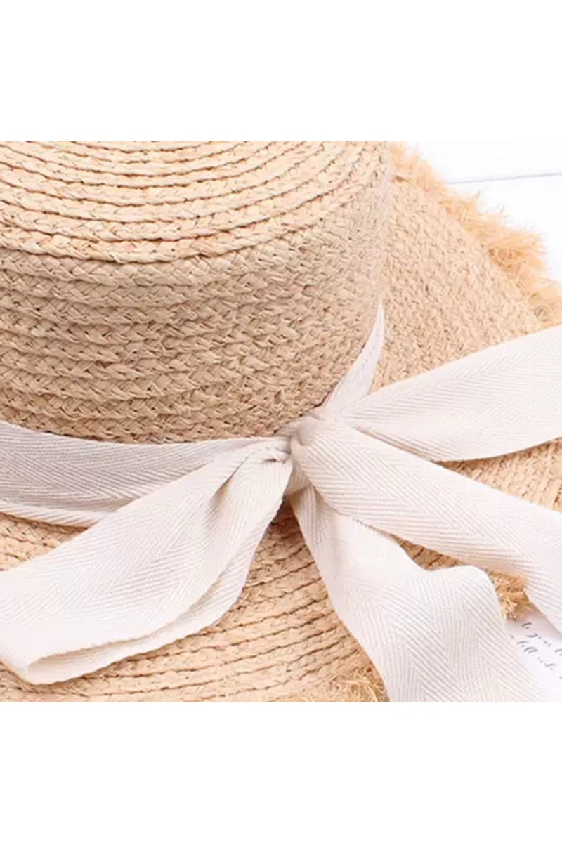 Cottagecore Flat Straw Hat - Сottagecore clothes