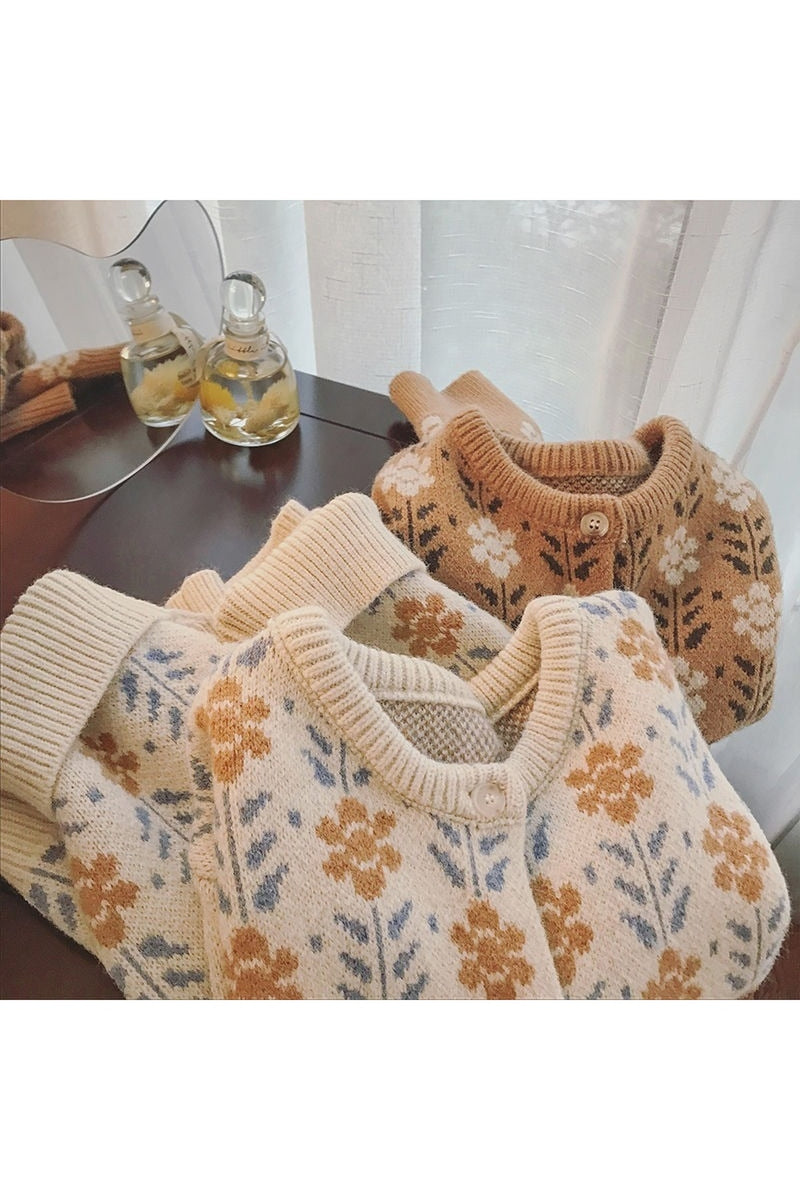 Cottagecore Style Knitted Sweater - Сottagecore clothes