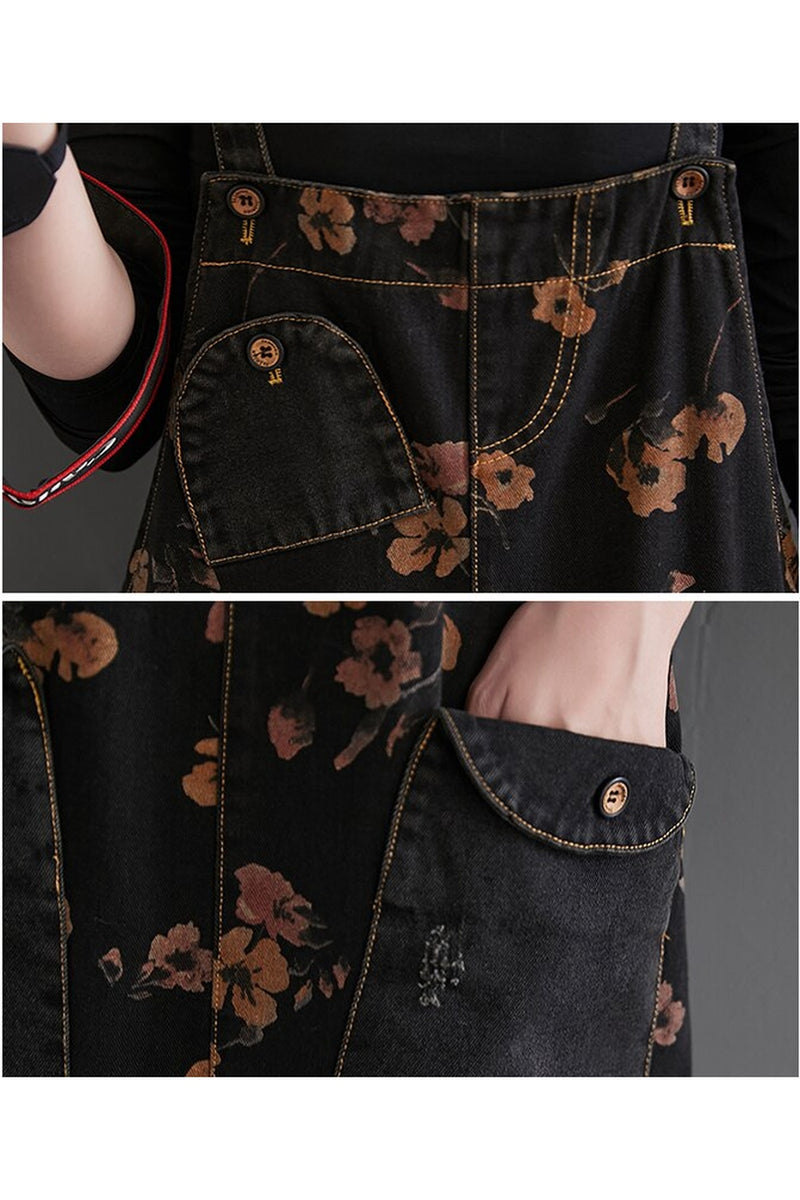 Cottagecore Oversize Overalls - Сottagecore clothes