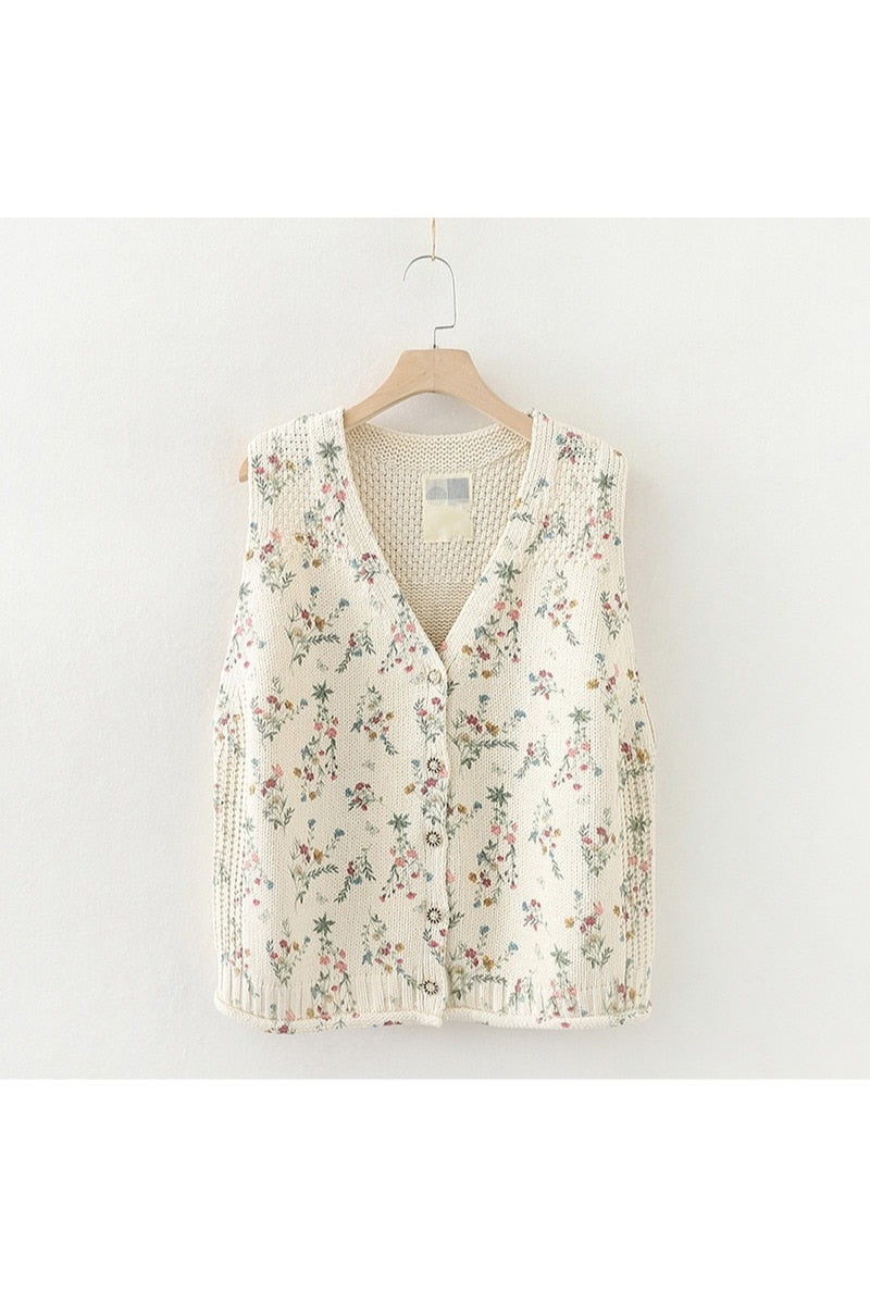 Cottagecore Flowers Crop Top - Сottagecore clothes