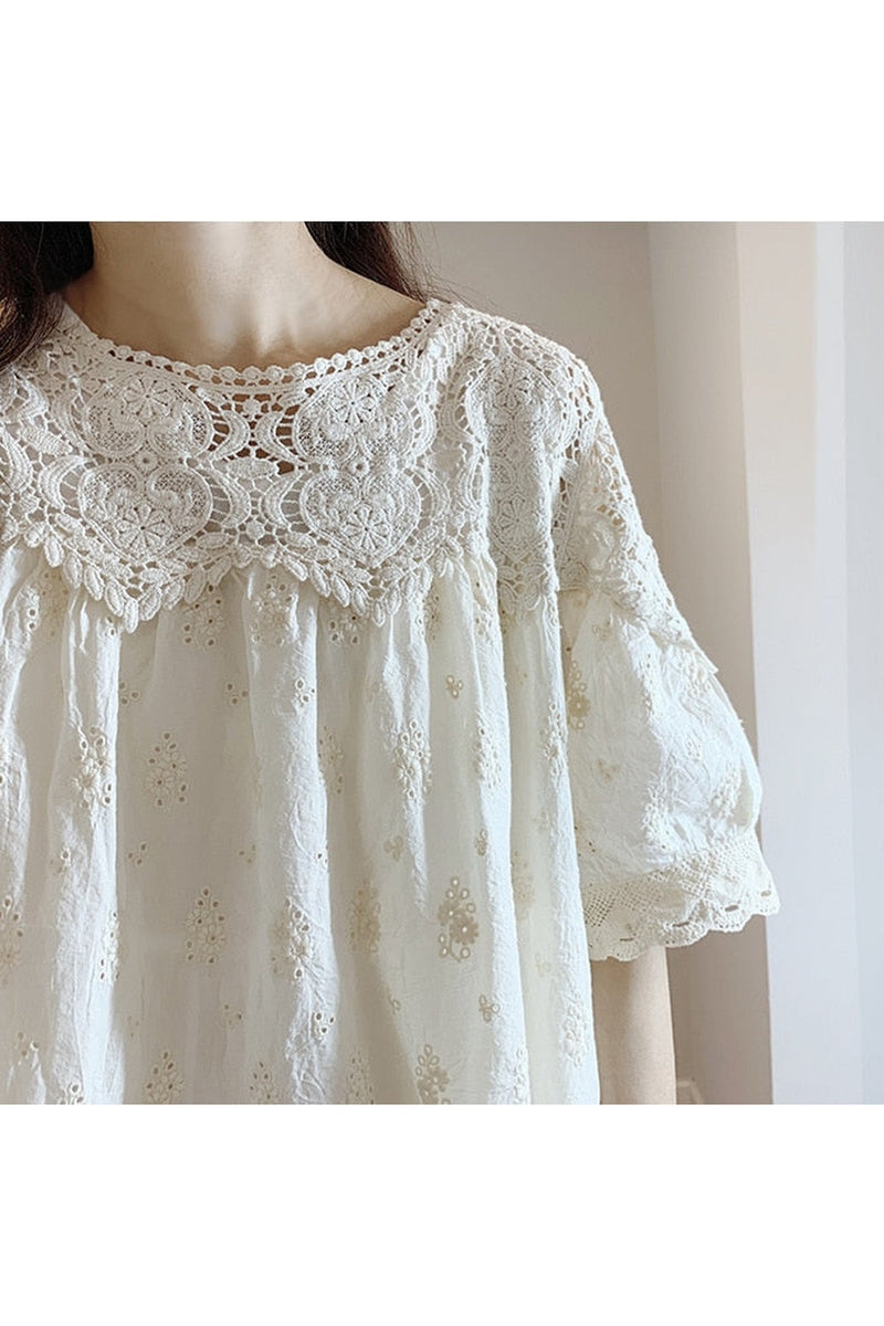 Cottagecore Floral Midi Dress - Сottagecore clothes