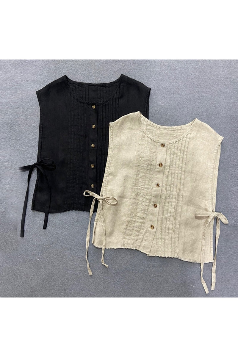 Cottagecore Summer Linen Top - Сottagecore clothes